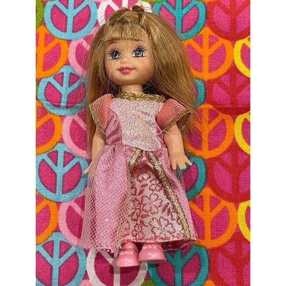 Barbie | Toys | Mattel 208 Barbie Princess Kelly Doll Pink Dress As ...